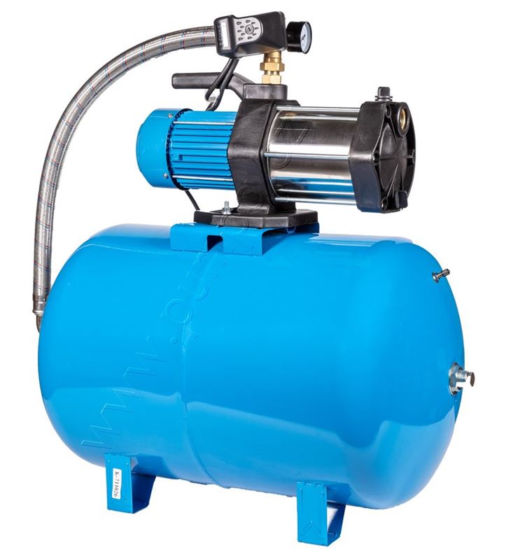 PUMPA blue line 4PCSm1100P-G pressure booster pump with Pumpa vessel ...