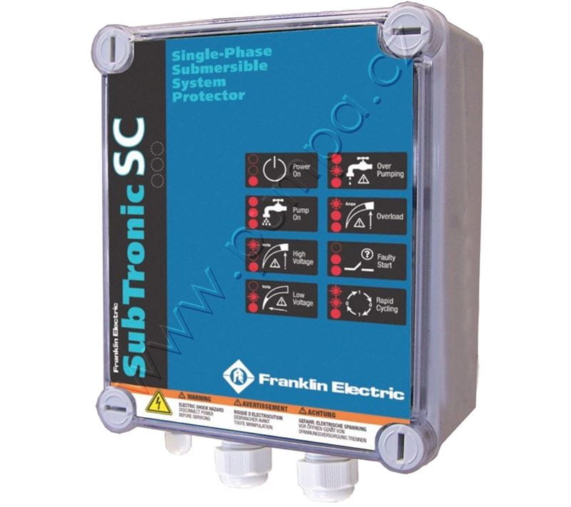 FRANKLIN SUBTRONIC SC switch box with dry running protection | Pumpa