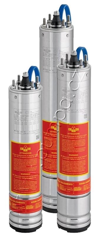 Coverco 4" motor NBS4 400T 3kW 50Hz 220-230V (3x230V) | Pumpa