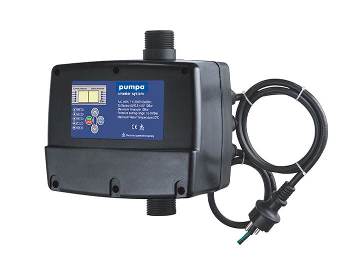PUMPA e-line DRIVE-02M 1,5kW, 50Hz, 10bar input 1x230V and output ...