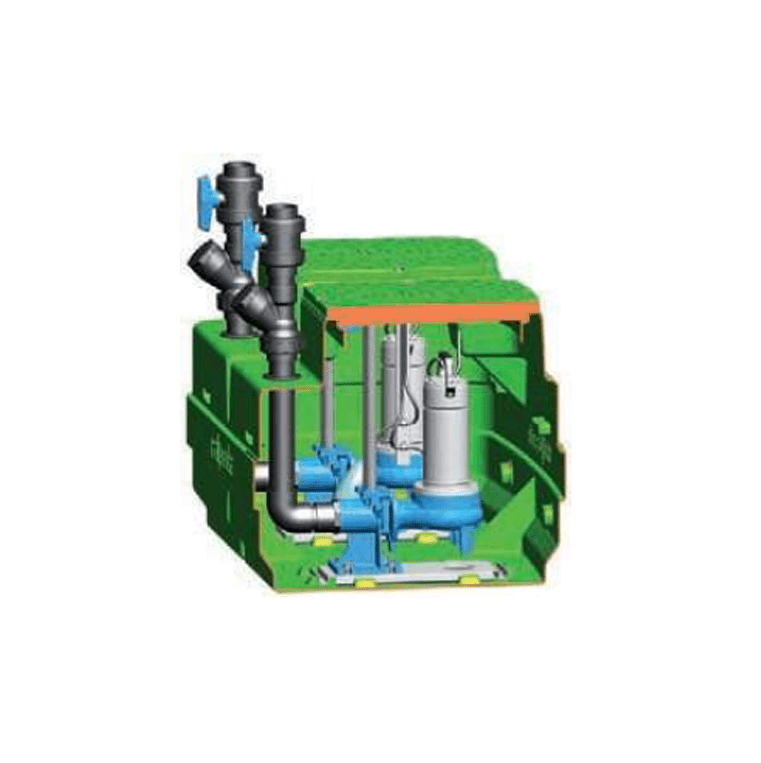 Calpeda GEO 500-2 GQG 6-25 1,5kW X2 400V pump station | Pumpa