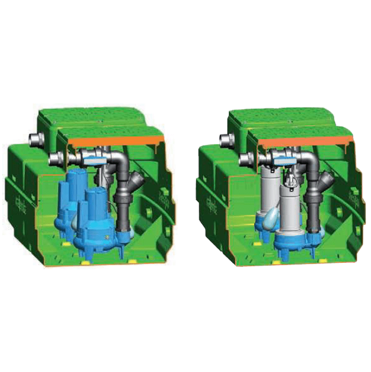 Calpeda GEO 500-2 GQSM 50-15 1,5kW X2 230V pump station | Pumpa