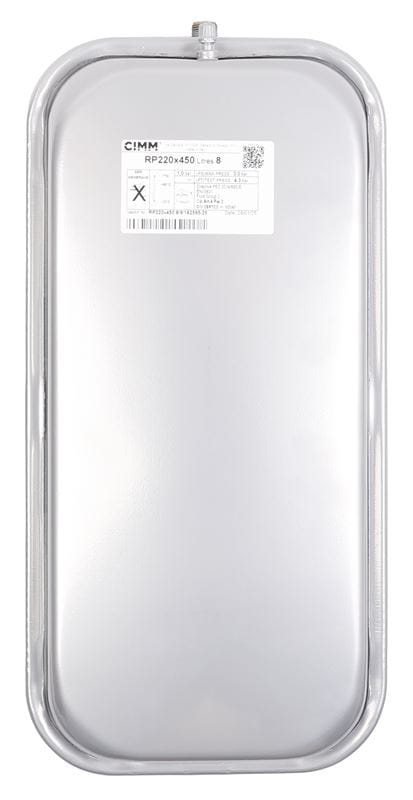 CIMM RP220/450 8l 3bar expansion tank flat, gray | Pumpa