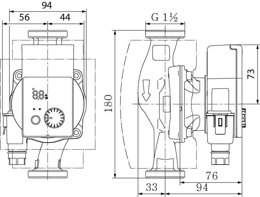 WILO Yonos PICO-Z 25/0,5-6 180 | Pumpa